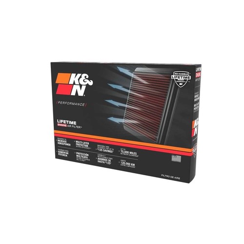 K&N Hi-Flow Air Intake Filter 33-2980 Compatible with Hyundai OEM ...