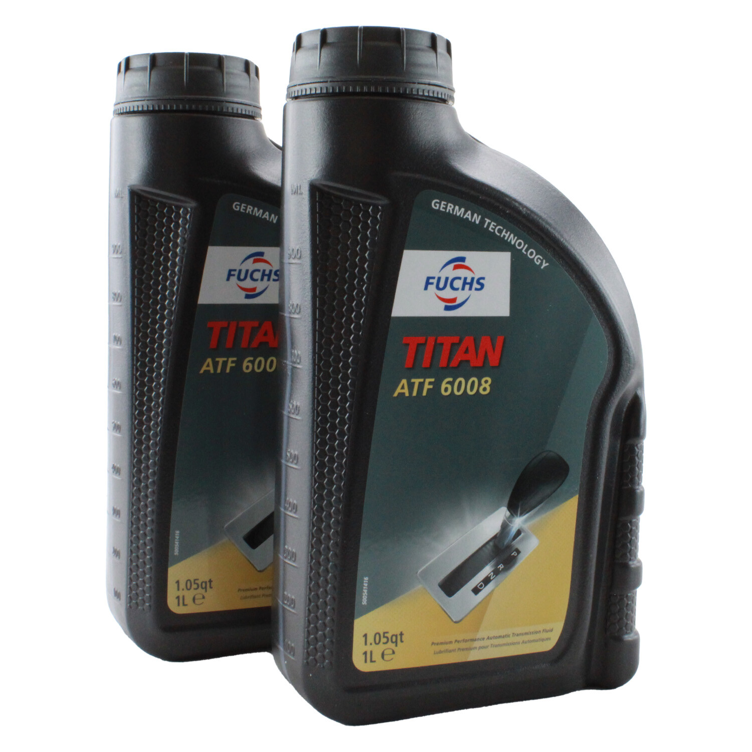 Fuchs 2 Liter TITAN ATF 6008 Transmission Fluid Lifeguard 8 Green 2 x ...