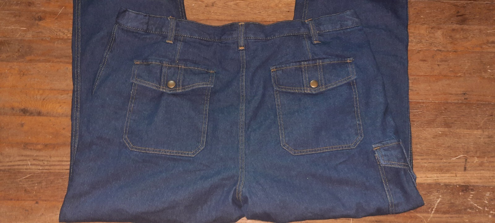 The Haband Tailgater Blue Jeans Size 42L Style 048 Fleece lined | eBay