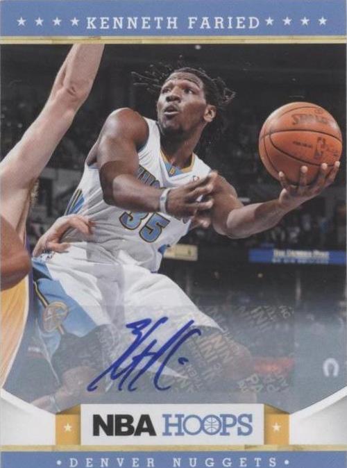 2012-13 NBA Hoops - Kenneth Faried #242 Autographs (AU, RC) for sale ...