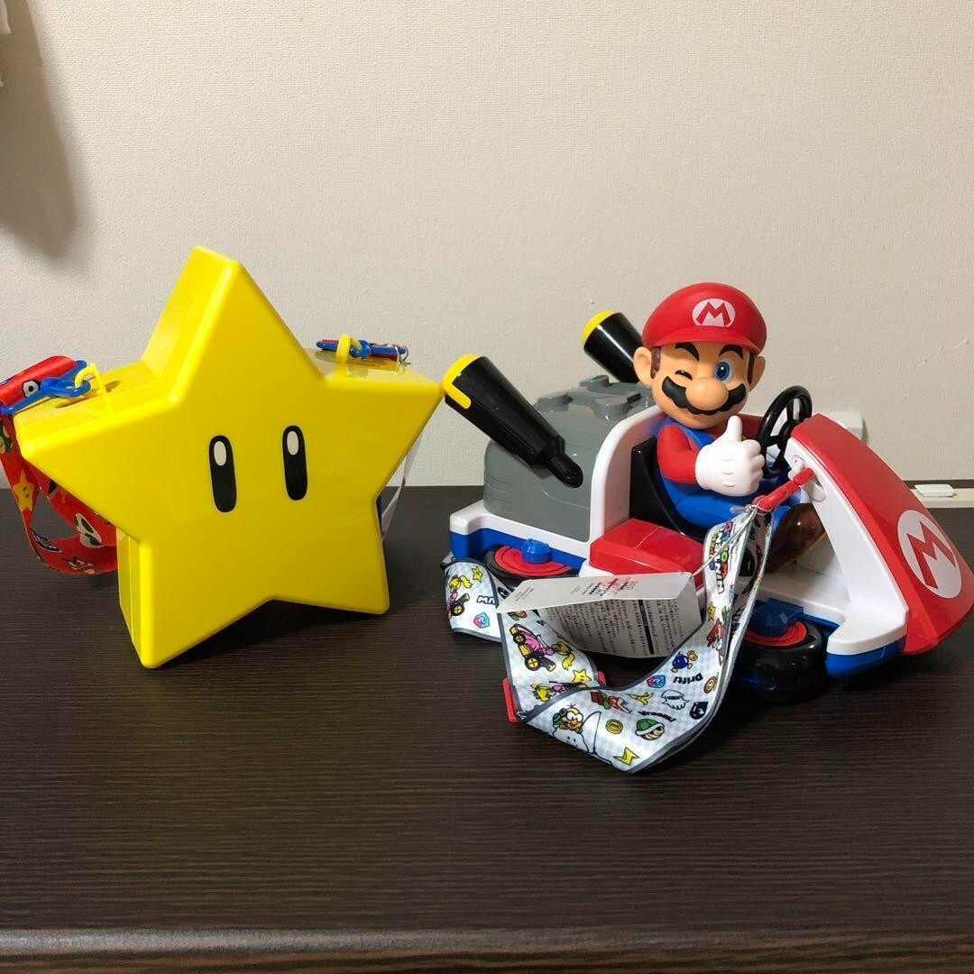 SUPER NINTENDO WORLD MARIO KART & Star Popcorn Bucket Set Universal ...