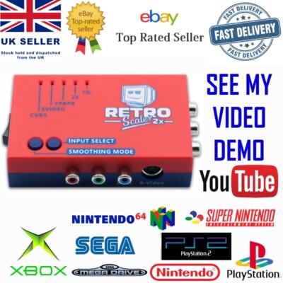 RetroScaler 2x Retro Consoles To HDMI Adapter HDMI-compatible Converter ...