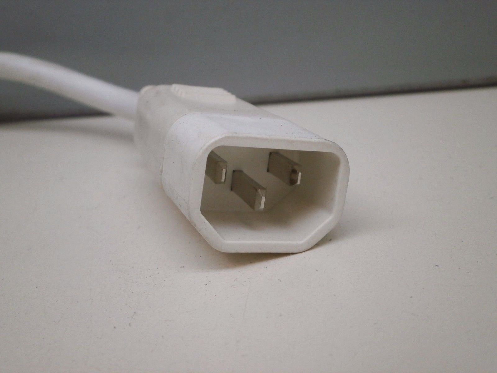 IEC C14 3-Prong Appliance Power Cord Male Inlet Pigtail Lead 18AWG ...