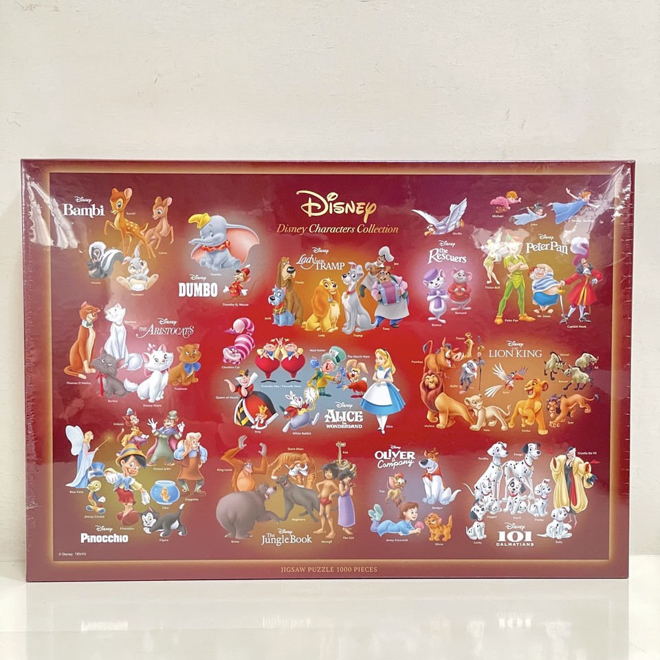 Disney Characters Collection 1000 Piece Jigsaw Puzzle Tenyo ‎D-1000-066 ...