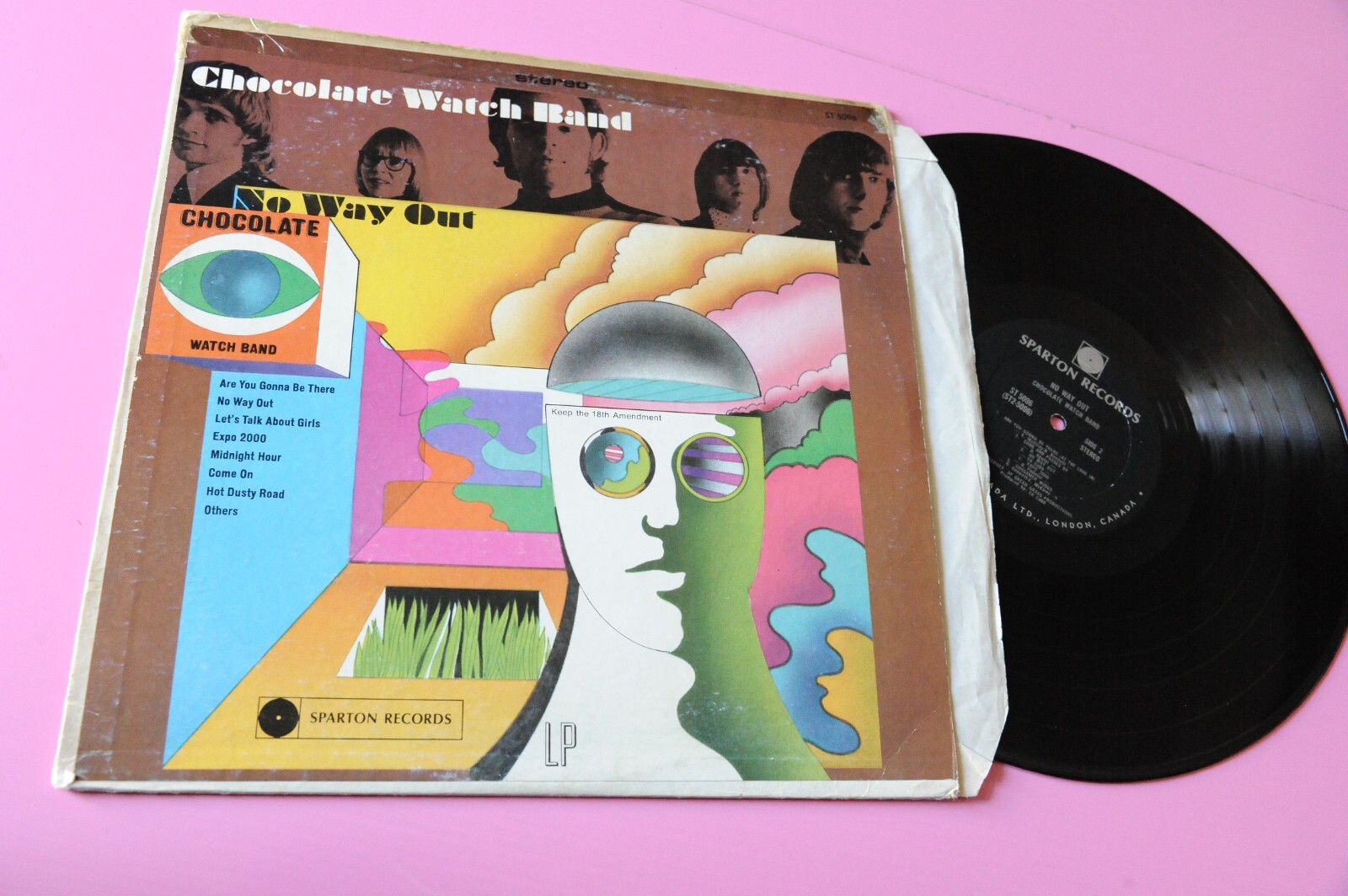 CHOCOLATE WATCH BAND LP NO WAY OUT ORIG CANADA 1967 TOP PSYCH ROCK | eBay