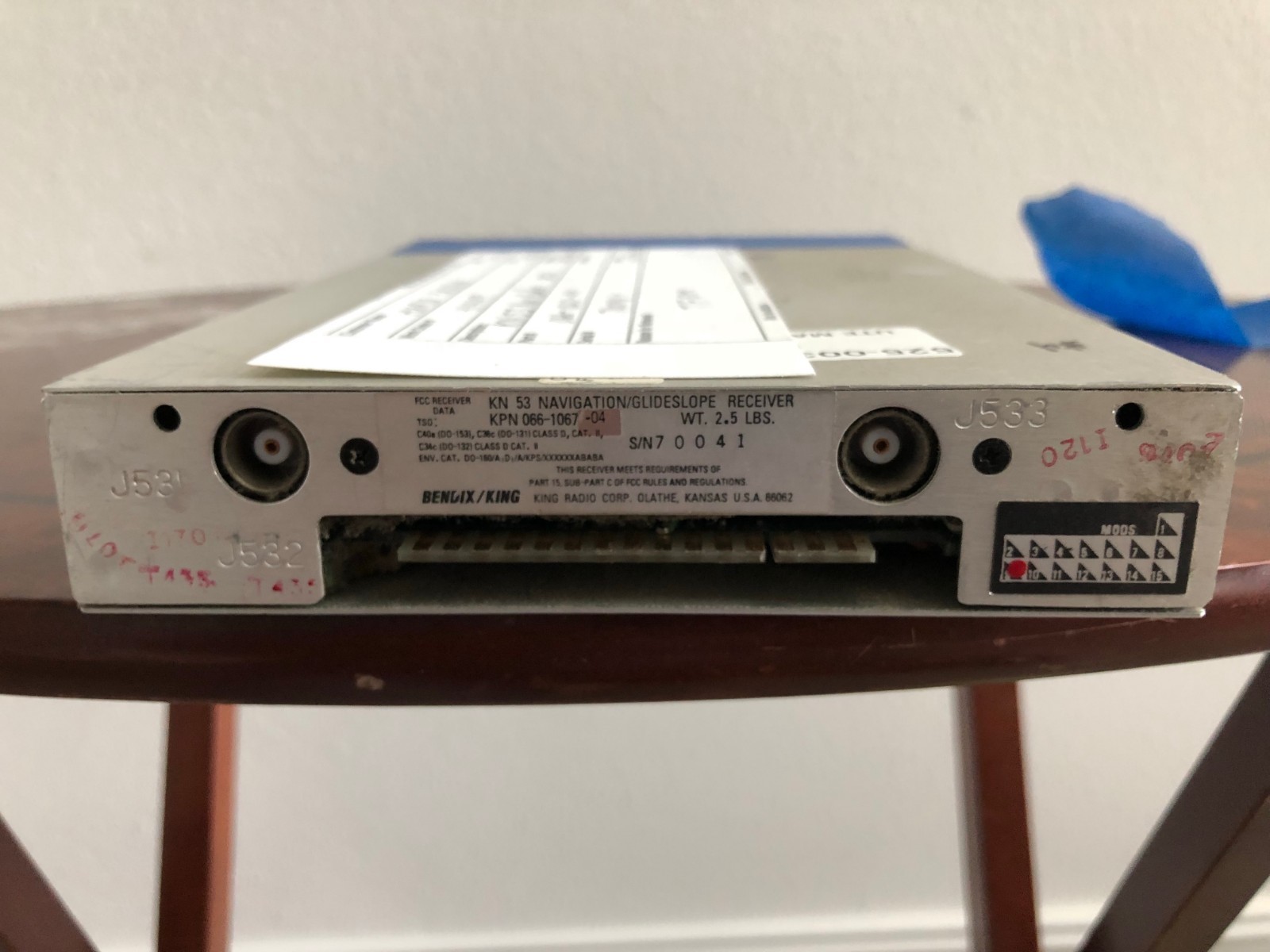 BENDIX/KING KN 53 WITH GLIDESLOPE P/N 066-1067-04 WITH FAA FORM 8130-3 ...