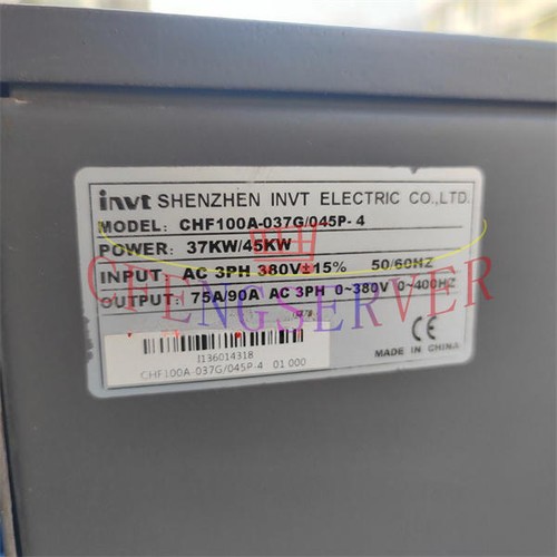 1PCS USED INVT Inverter CHF100A-037G/045P-4 37KW/45KW 380V | eBay