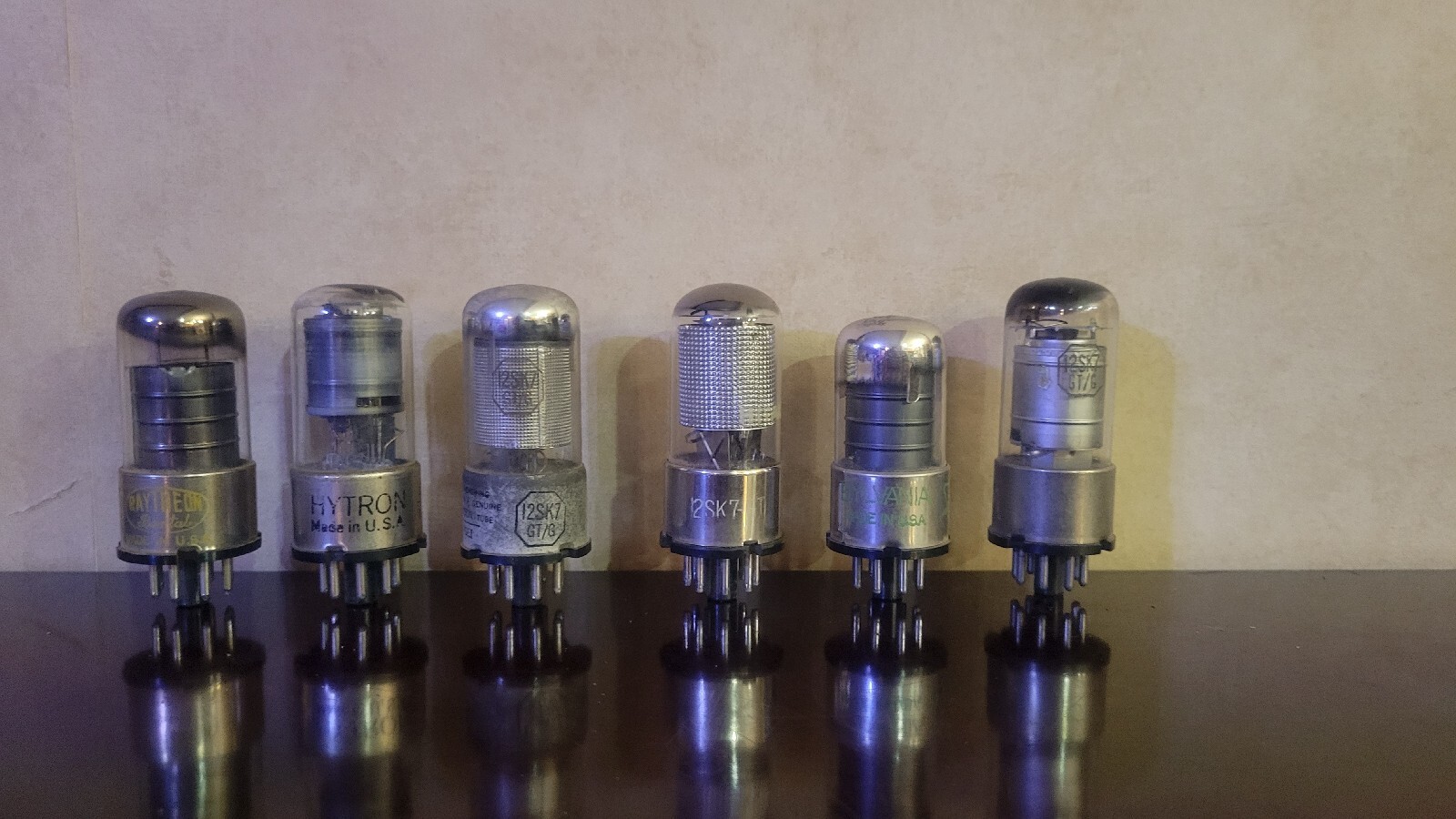 Lot of 6 type 12SK7 Vacuum Tubes ~ TESTED GOOD ~ | eBay