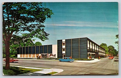 NJ East Orange, Harvard Green Motel, Artist's Rendering, Chrome ...