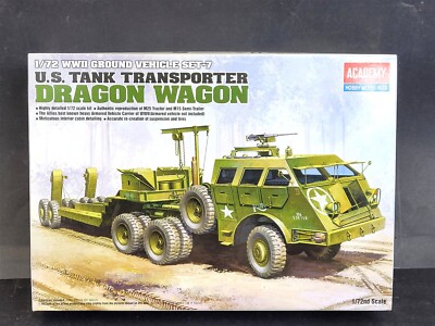 Academy US Tank Transporter Dragon Wagon 1/72 Model Kit #13409 CIB ...