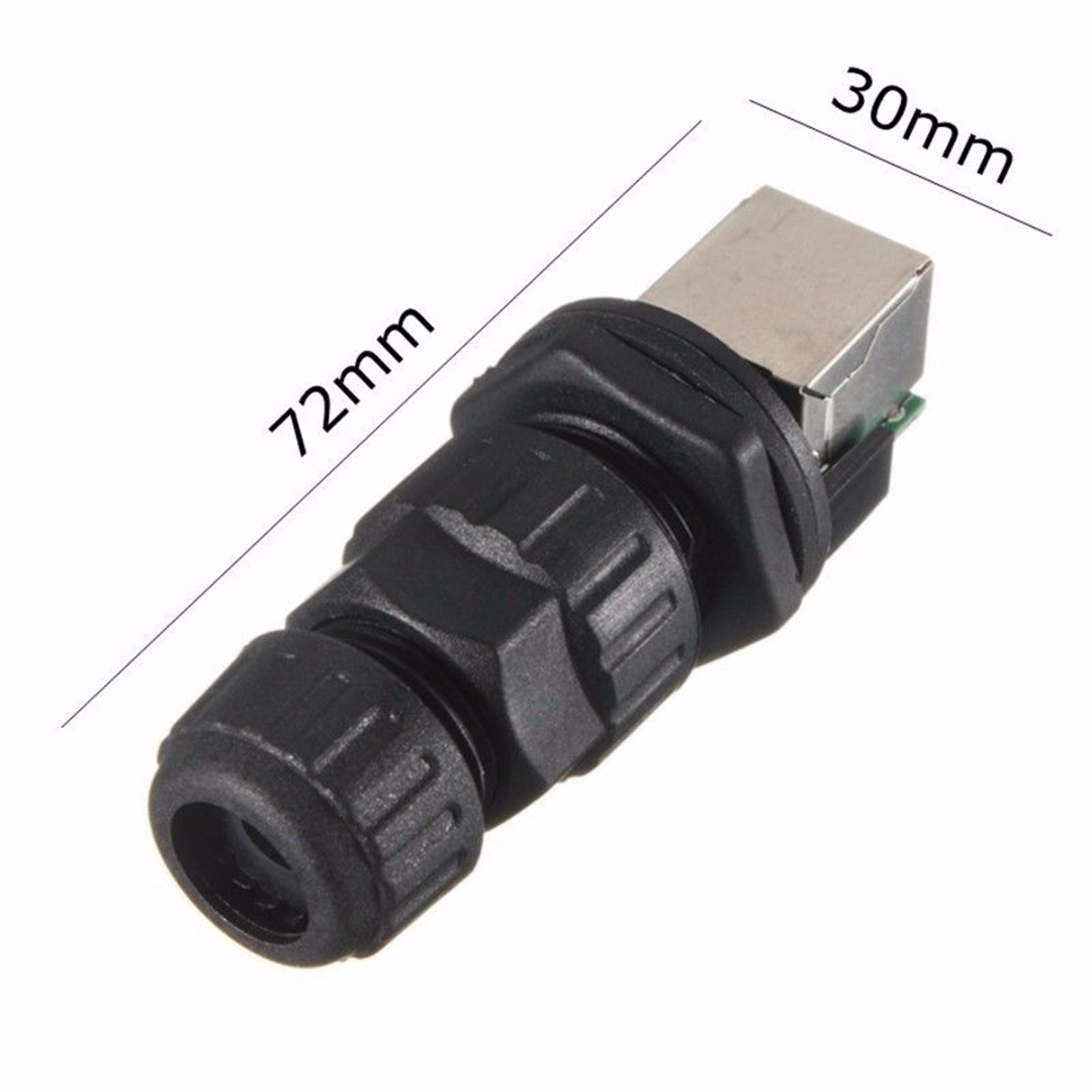 RJ45 Ethernet LAN Network AP Plug Jack Socket Connector 8 Core ...