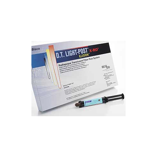 Bisco X-81813P #3 D.T. Light-Post Illusion X-Ro Fiber Dental Posts Blue ...