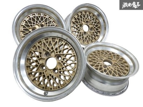JDM SSR Formula Mesh FM 15 inch wheel 7J +10 7.5J +4 4 holes PCD114.3 4 ...