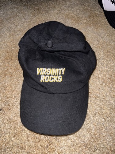 Virginity Rocks Hat Cap Mens One Size black Spellout Danny Duncan ...