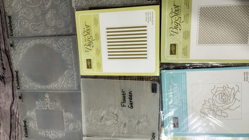 Huge Lot Of Cuttlebug Embossing Folders, Sizzix Big Shot /Stampin Up, Darice | eBay