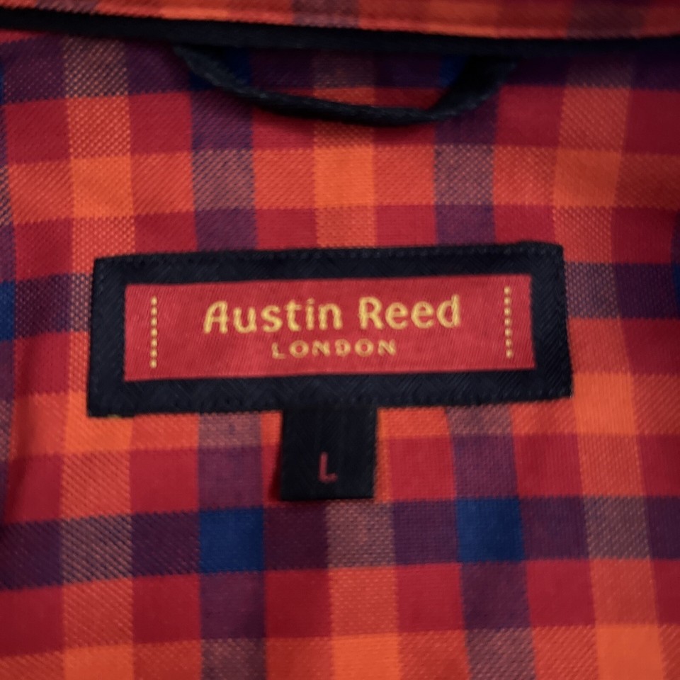 Austin Reed Men's Button-Down Shirt Regent Street Oxford Long Sleeve ...