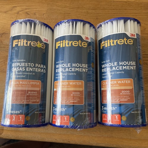 3M Filtrete Whole House Replacement Water Filter 3WH-HDPL-F01 (3 Pack ...