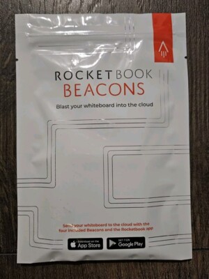 Rocketbook Whiteboard Beacons Set of 4 | Reusable 2.5-inch Triangles | eBay