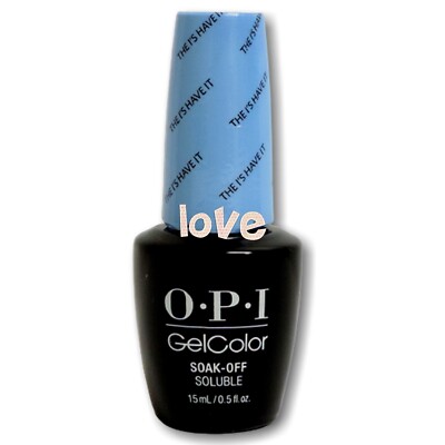 OPI Gel Nail Polish 0.5fl.oz LED/UV Gel Color GC BA1- The I's Have It ...