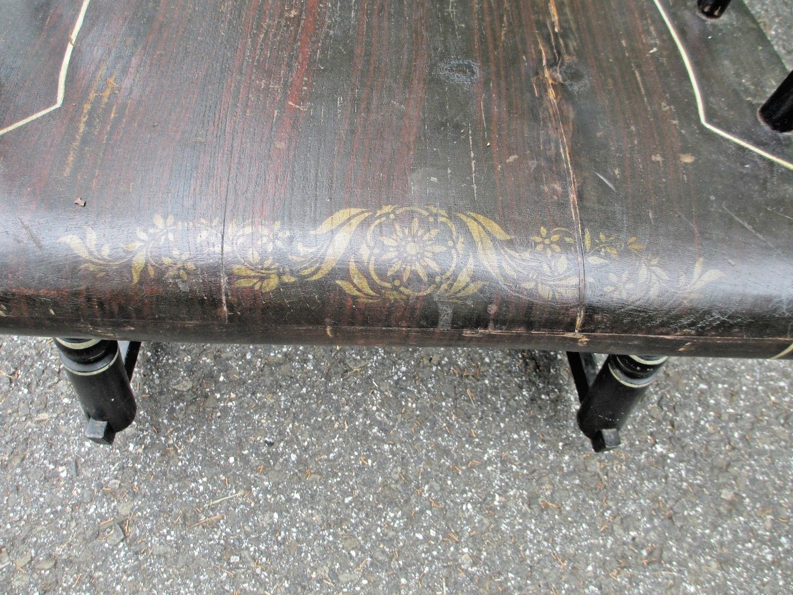 rocking chair SALEM / BOSTON ROCKER decorated stenciling DELIVERY ...