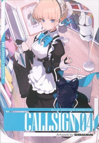CALLSIGN 04 Blue Archive Art Book Doujinshi Shimanun Full Color B5/20P C102 Used | eBay