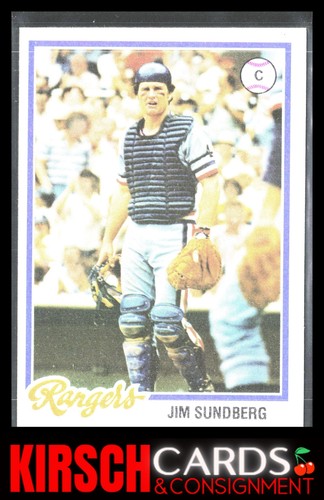 Jim Sundberg 1978 Topps #492 Texas Rangers | eBay