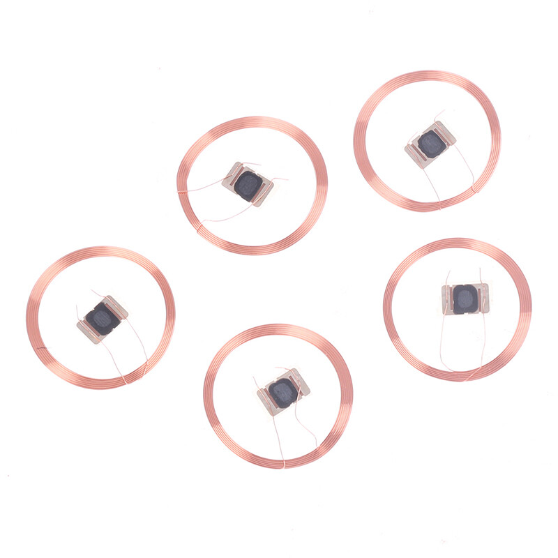 5pcs 21.6mm 13.56MHZ UID IC Card ID Rewritable Changeable Chip Keyfob ...