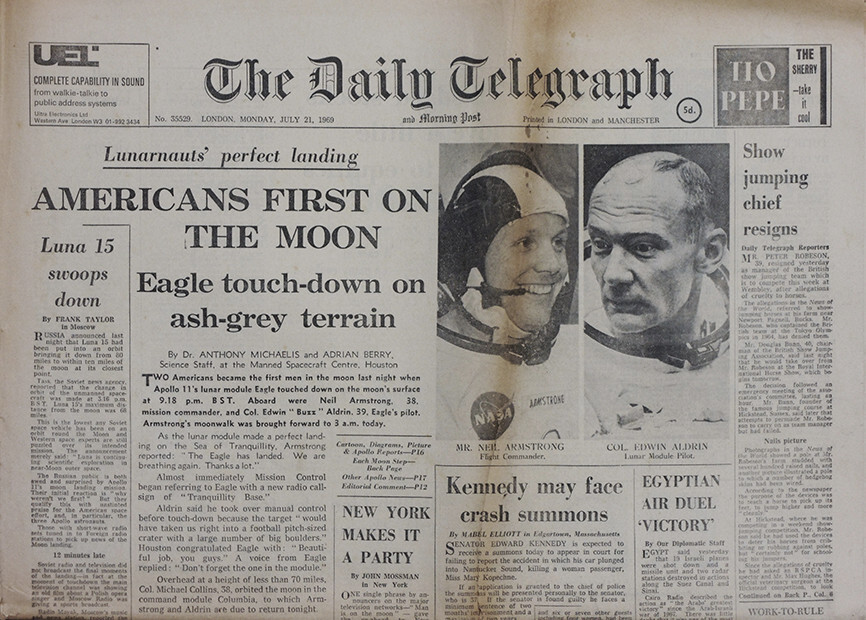 Apollo 11 Newspaper Article