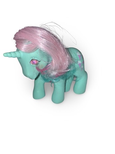 1985 G1 My Little Pony Fizzy TE Unicorn Turquoise Pink Hair Vintage MLP ...