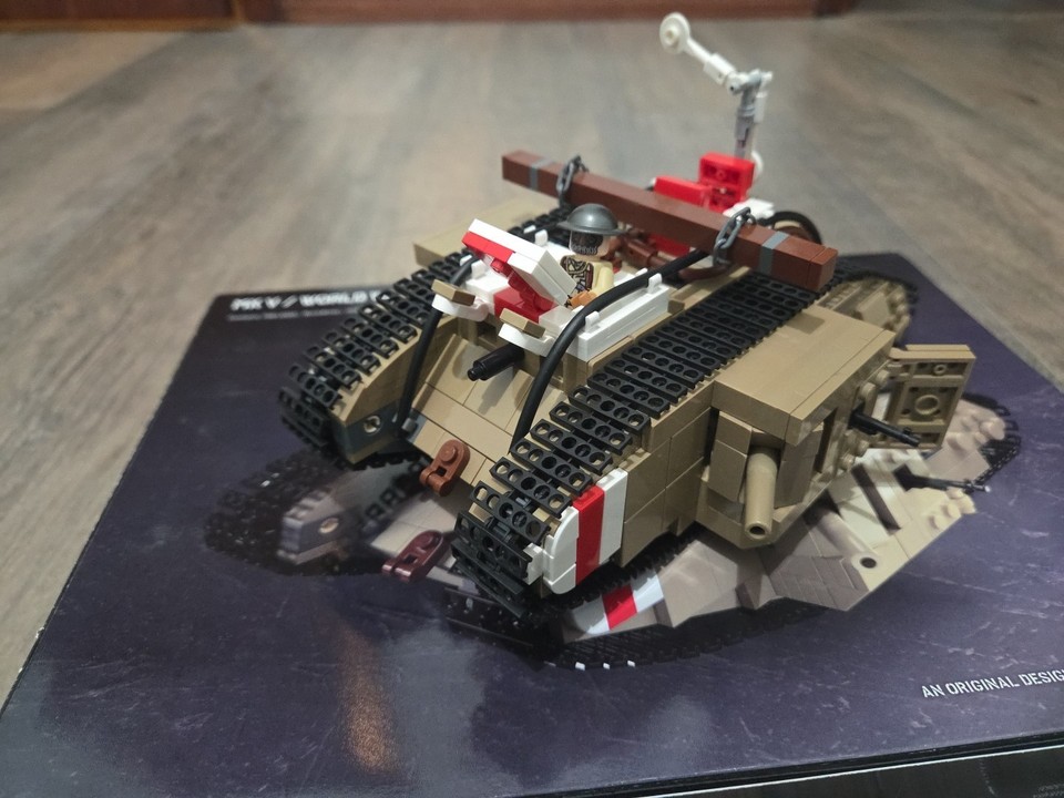 Brickmania MK V Tank Lego Kit With Custom Minifigure | eBay
