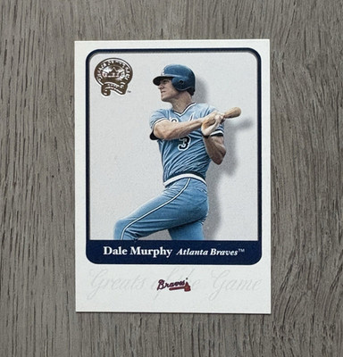 2001 Fleer Greats of the Game | Dale Murphy | #98 | Atlanta Braves | eBay