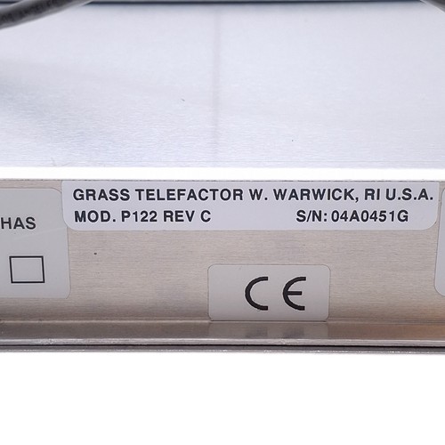 Grass Telefactor P122 AC/DC Strain Gauge Amplifier 60Hz, BNC Out, For ...