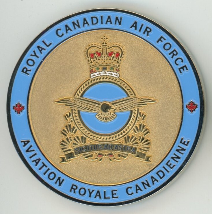 LOVELY BLUE ENAMEL & METAL RCAF ROYAL CANADIAN AIR FORCE BADGE ...