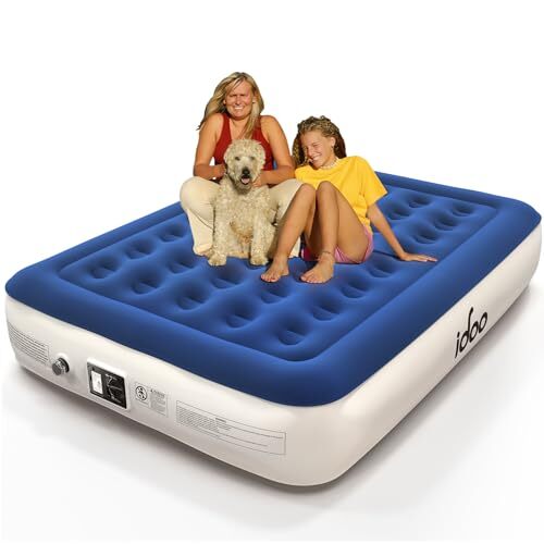 Queen Size Air Mattress with Built in Pump, Inflatable Mattress for ...