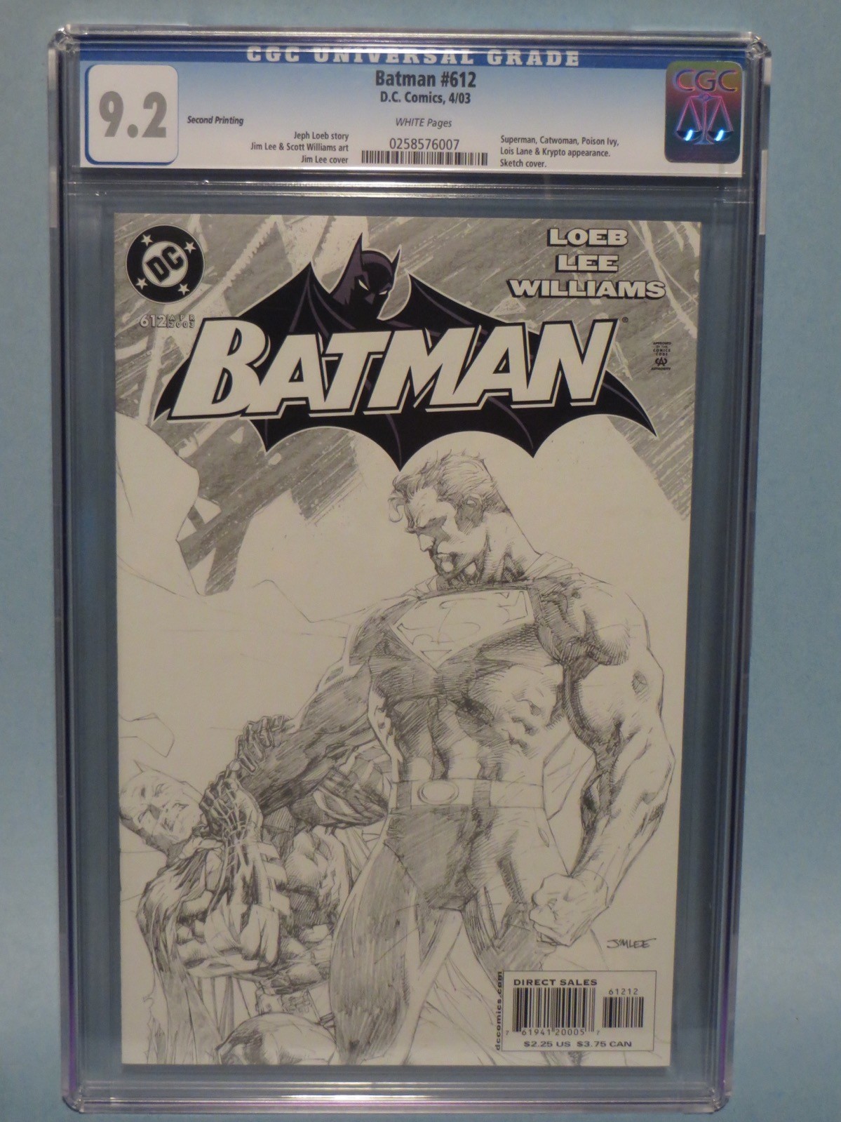 BATMAN 612 NM! 2ND PRINT! CGC GRADED 9.2! | eBay