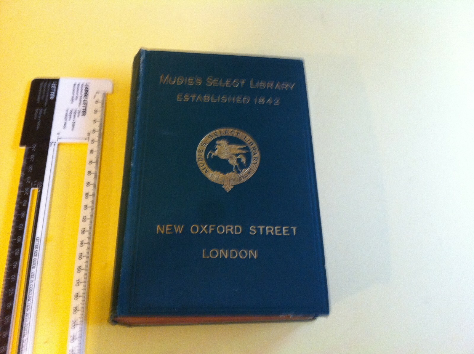 Mudie's select library established 1842 new oxford street london 1906 ...