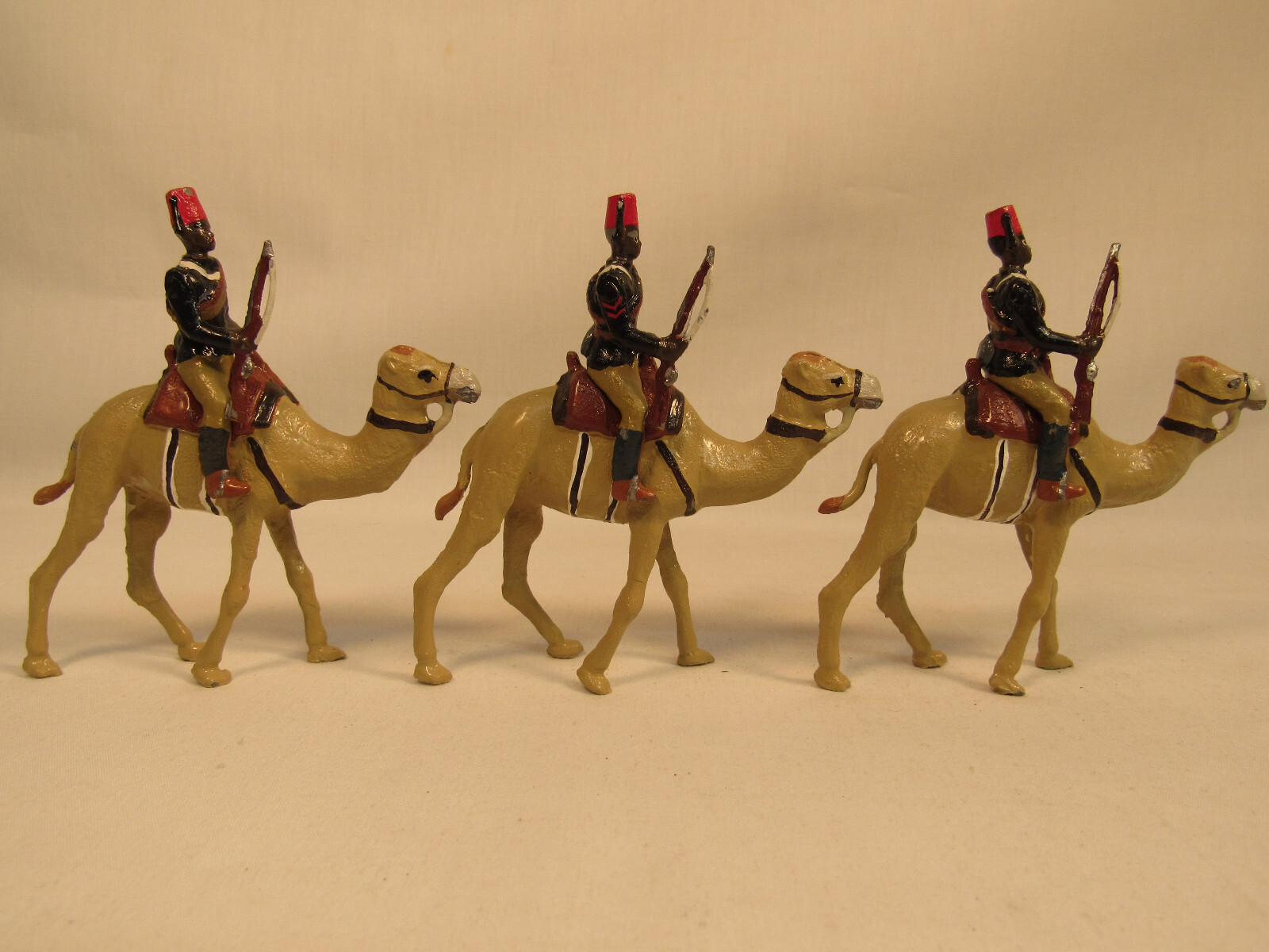 Vintage BIKANIR BIKANER INDIAN CAMEL CORPS Metal Soldiers Figurines G2 ...