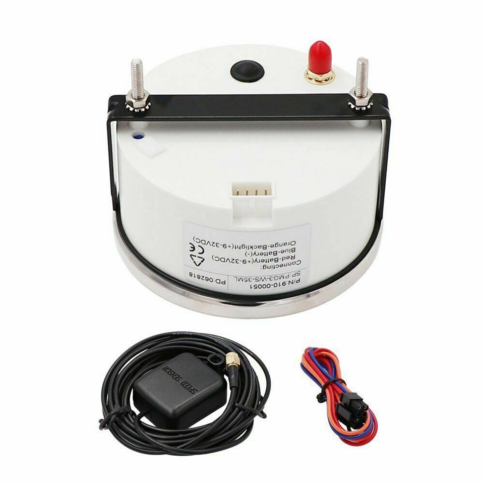 85mm Boat Digital GPS Speedometer 35MPH 60KM/H Odometer Gauge Marine ...