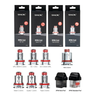 SMOK RPM-40 Coils Replacement Coils For RPM40 Kit Mesh, Triple, SC ...