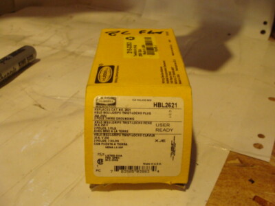 Hubbell HBL 2621 Insul-grip Twist lock plug | eBay