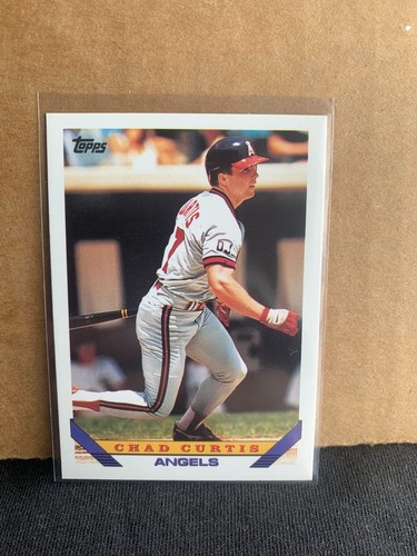 1993 Topps Baseball Card California Angels Chad Curtis | eBay