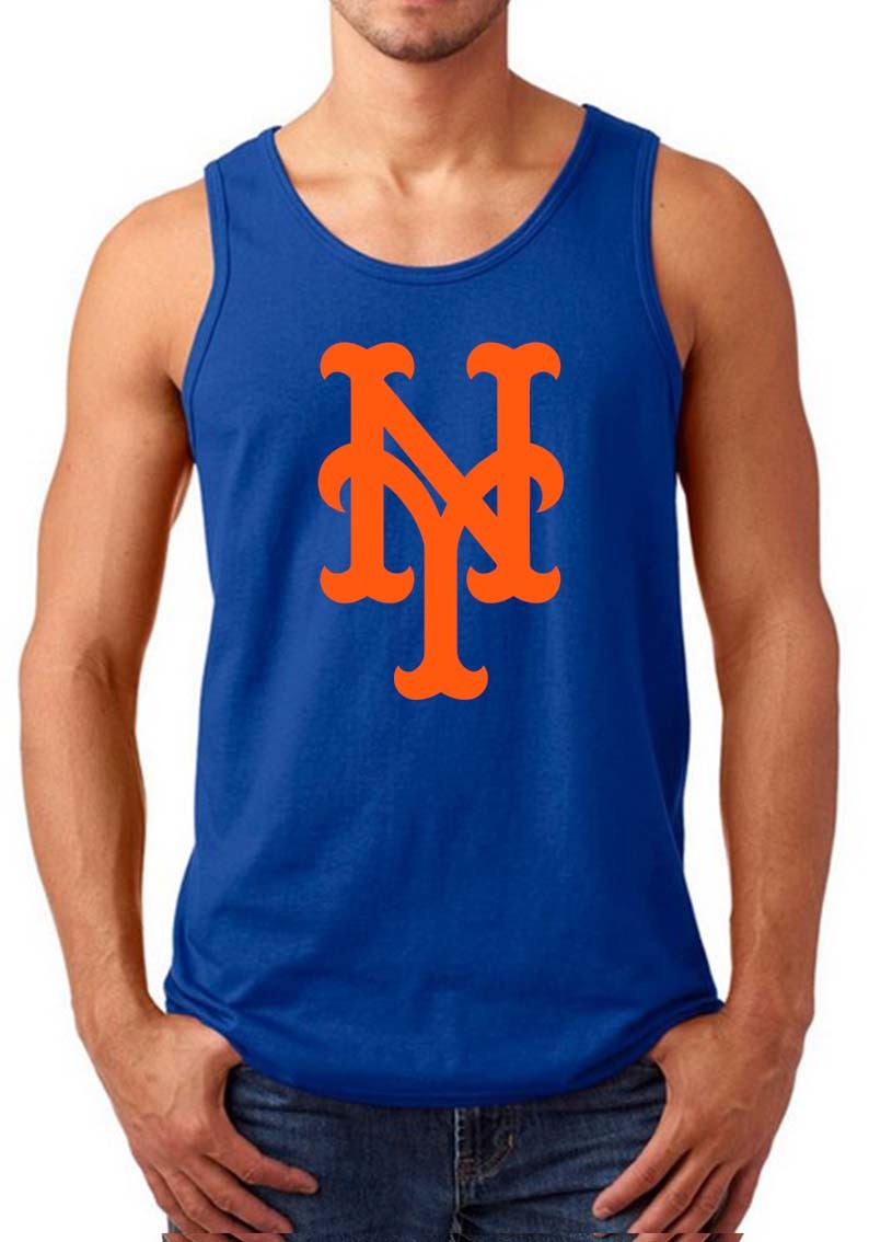 NEW YORK METS SINGLET Mens Baseball INSPIRED Major league MLB TANK TOP ...