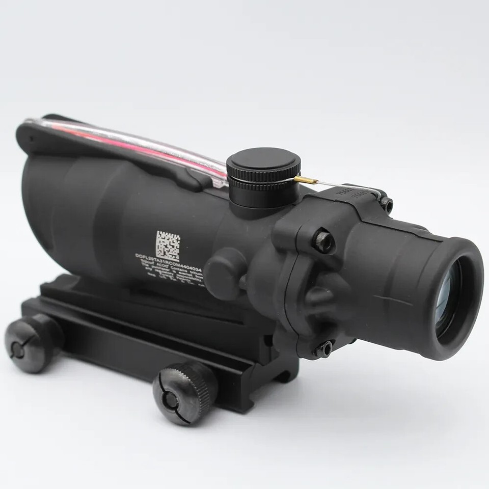 💫4x32 Trijicon Acog Clone RMR Red Dot GREEN Chevron Scope Killflash ...