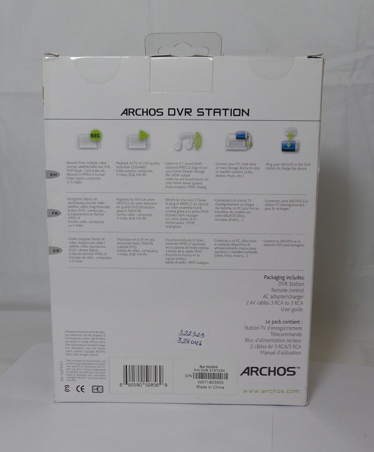 Archos DVR Docking Station for 404/405/504/505/604/605 (500856) | eBay