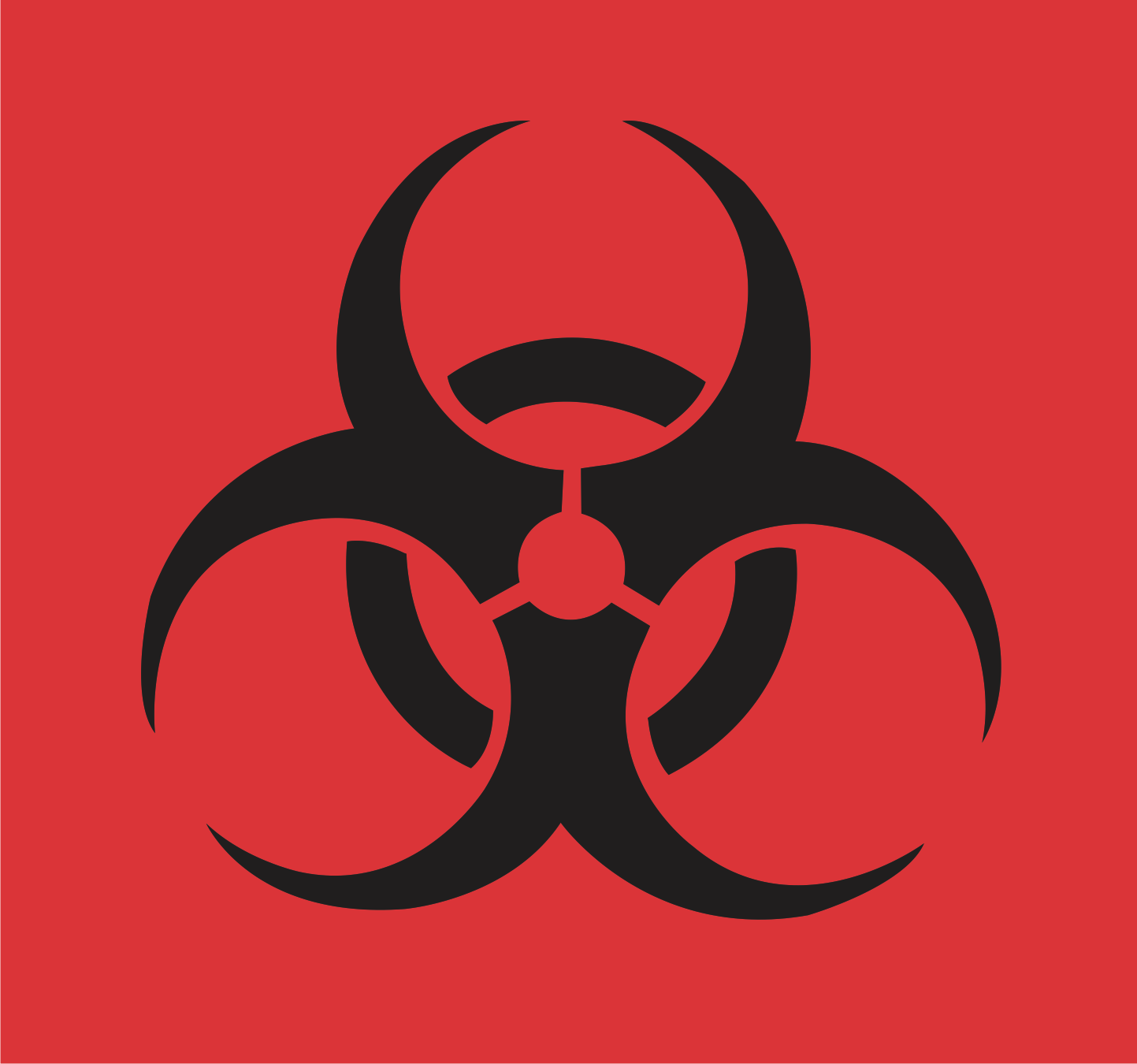 Stencil Bio Hazard Caution Danger Poison Zombie Symbol Tattoo DIY Art ...
