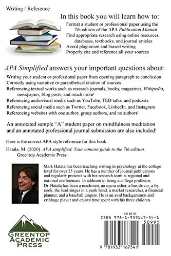 APA Simplified: Your Concise Guide to the 7th Edition | eBay