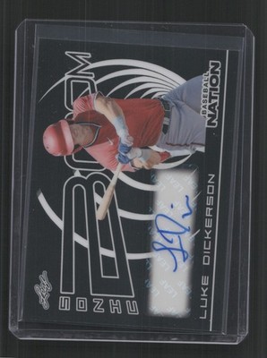 2025 Leaf Baseball Nation #S-LD1 LUKE DICKERSON SONIC BOOM /15 AUTO | eBay