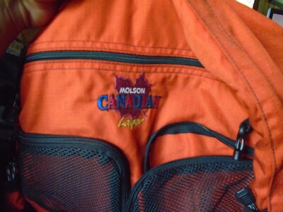 Molson Canadian Lager Backpack Rare | eBay