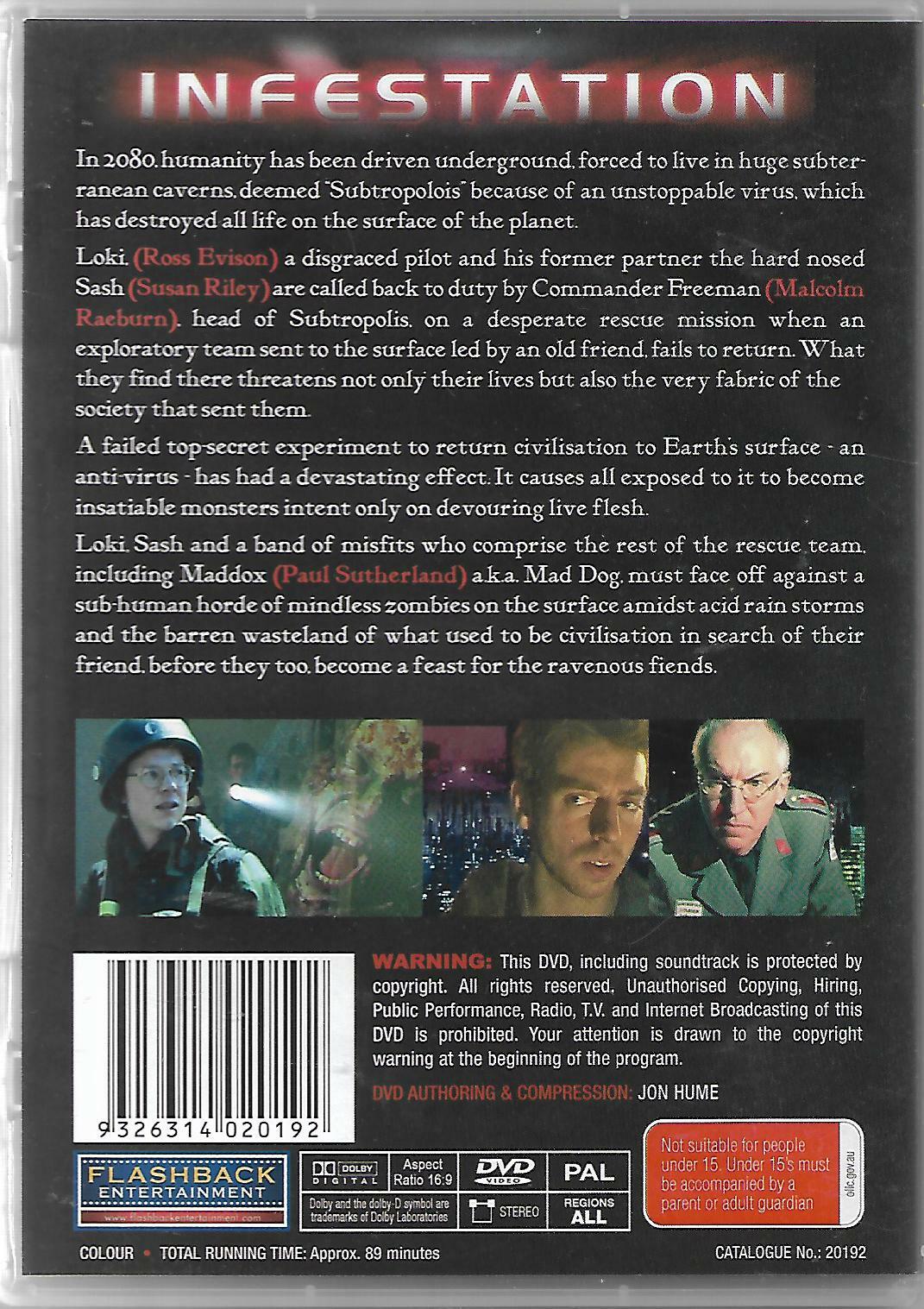 Infestation DVD (2005) low budget zombie movie | eBay