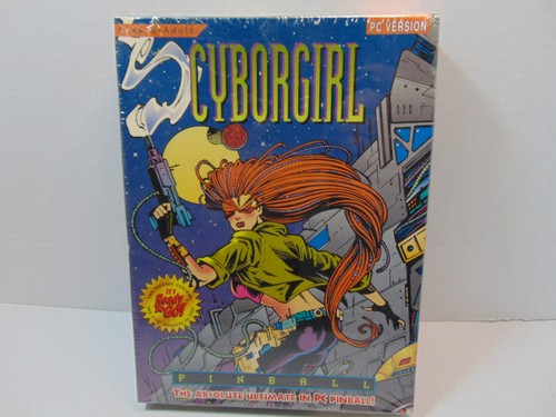 Big Box Cyborgirl (PC, 1994) IBM MS DOS Floppy Disk Pinball Computer ...